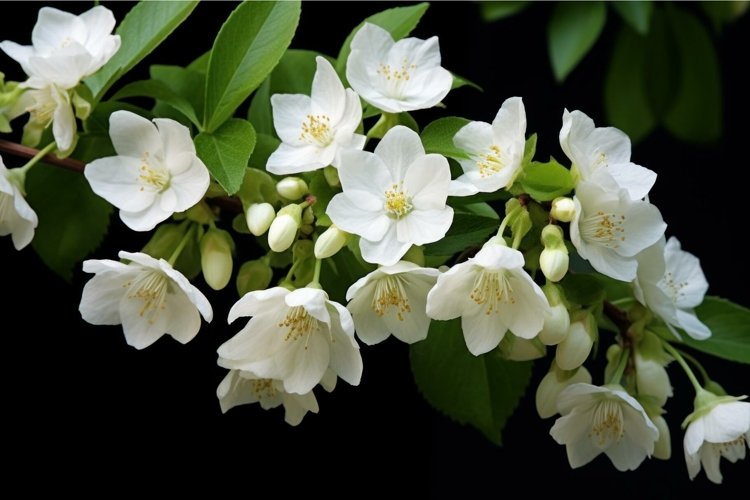 Philadelphia jasmine flowers. Generate ai (3850606)