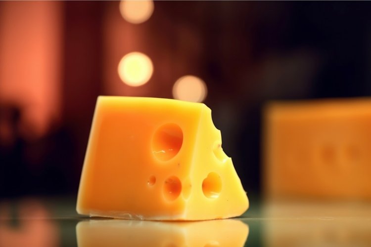 Cheese piece. Generate AI (3600302)