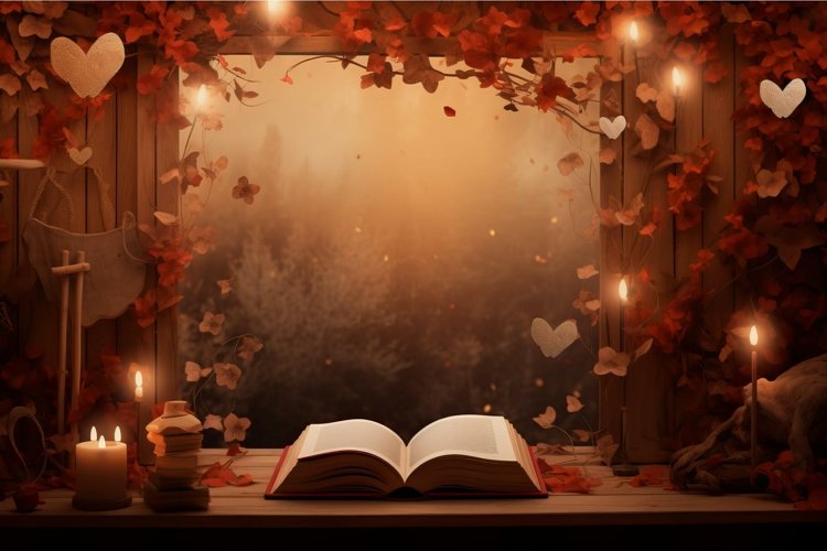 Creative Poetry day mockup. Generate Ai