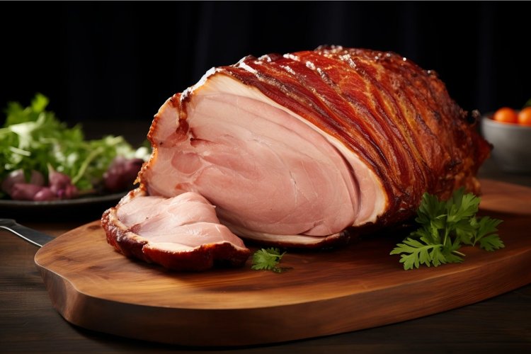 Tasty Pork ham. Generate Ai