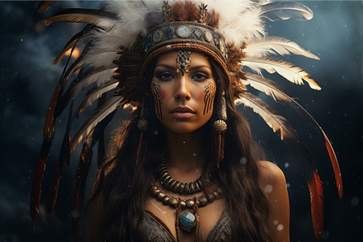 Transformative Shaman person. Generate Ai