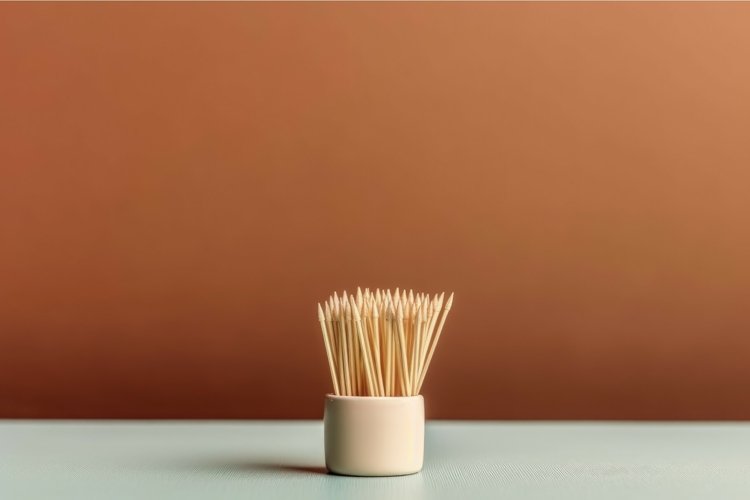 Toothpick box. Generate Ai
