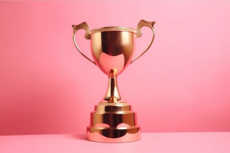 Winner champion trophy. Generate Ai