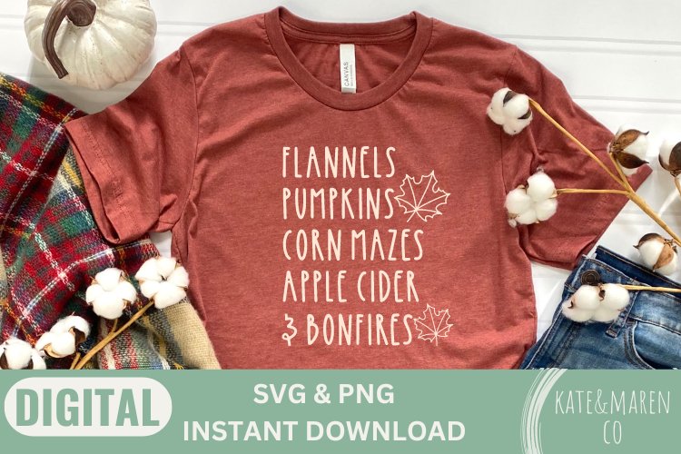 Hello Fall SVG | Pumpkin Spice SVG | Flannels SVG (2641182)