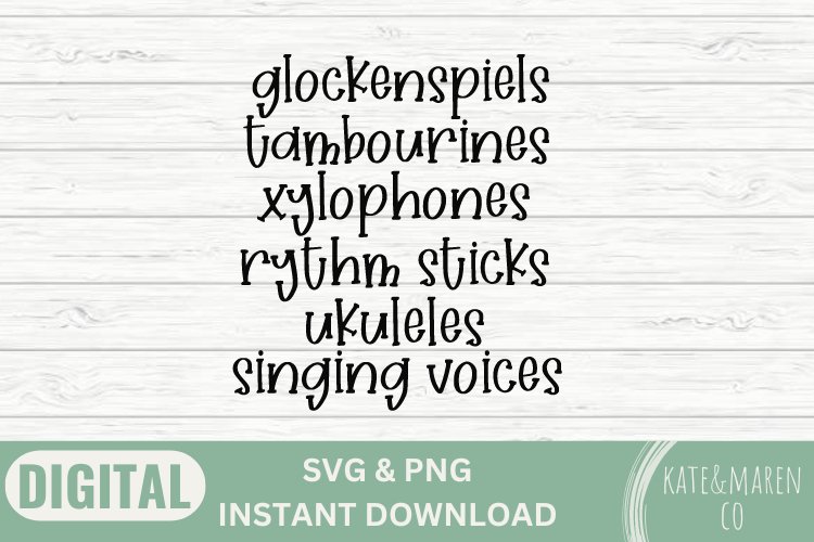 Music Teacher SVG | Instruments SVG | Music SVG