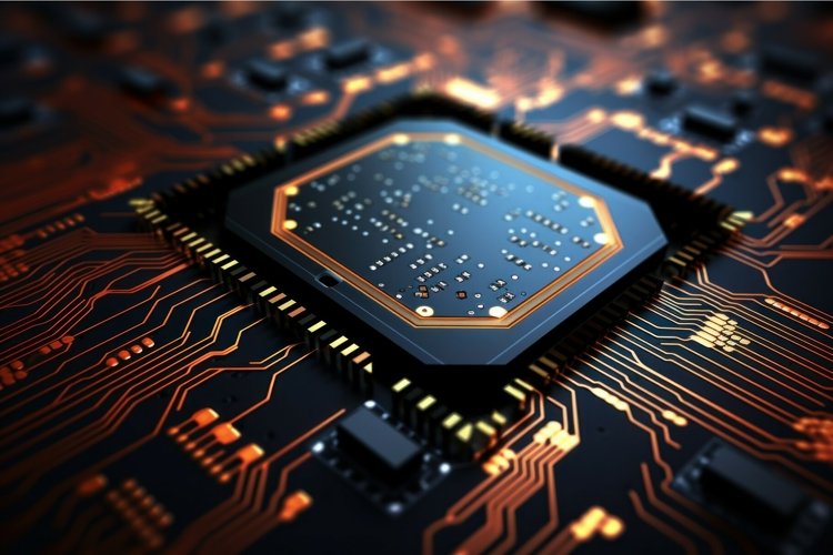 Unconventional semiconductor cyan luminescence data close-up