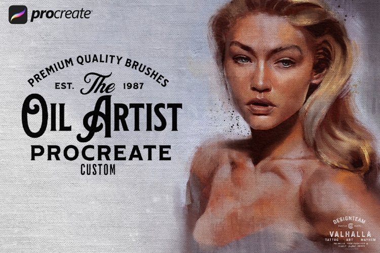 Procreate/ Artists’ Oil fine art oil bundle