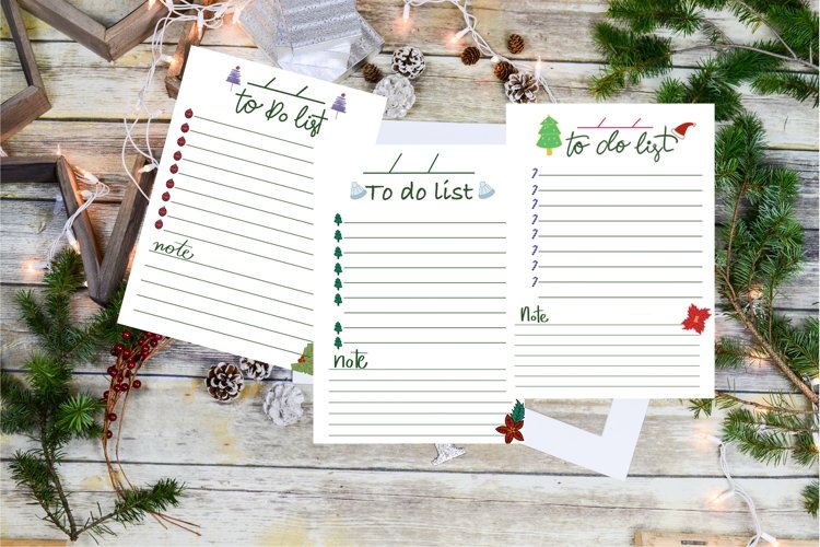 Christmas Daily To-Do List Insert | Weekly Planner