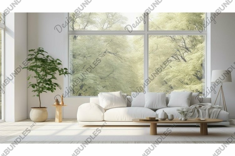 modern background interior room