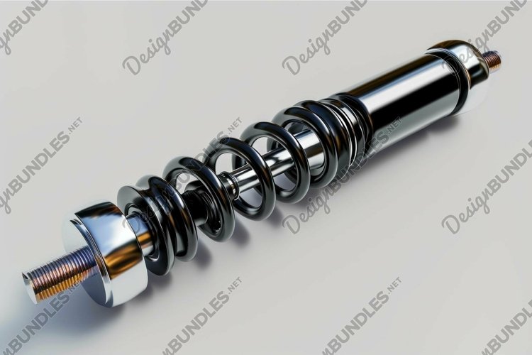 Adjustable Automobile shock absorber. Generate Ai