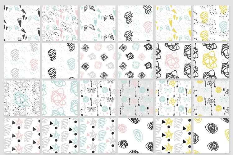 110 Hand-Drawn Geometric Patterns - Free Design of The Week | Design ...