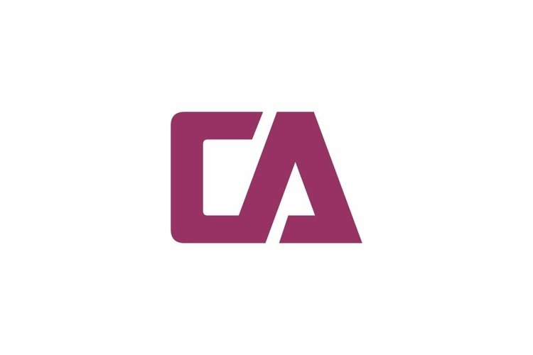 CA logo design vector template (3702504)