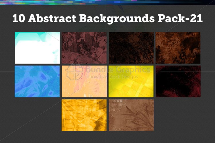 10 Abstract Backgrounds – Pack-21