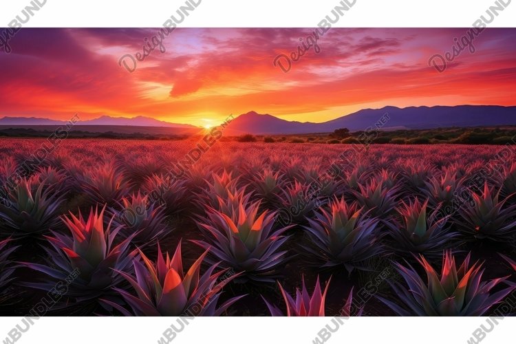 breathtaking aloe field