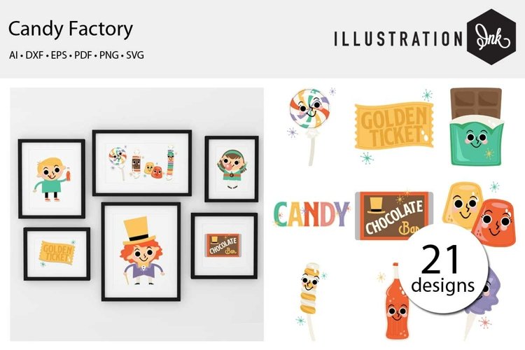 Candy Factory - SVG Cut Set