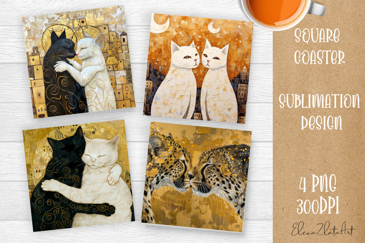 Funny Cat Coaster Sublimation| cats Coasters (5282639)