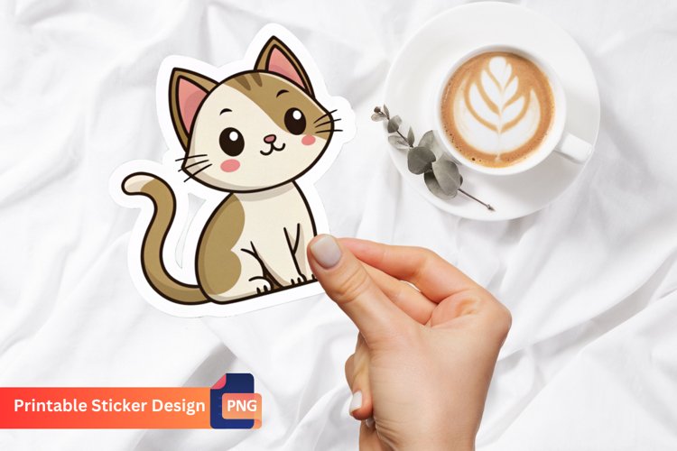 Cat Sticker, Cat Decal, Animal Lover Sticker, Cat Lover Gift