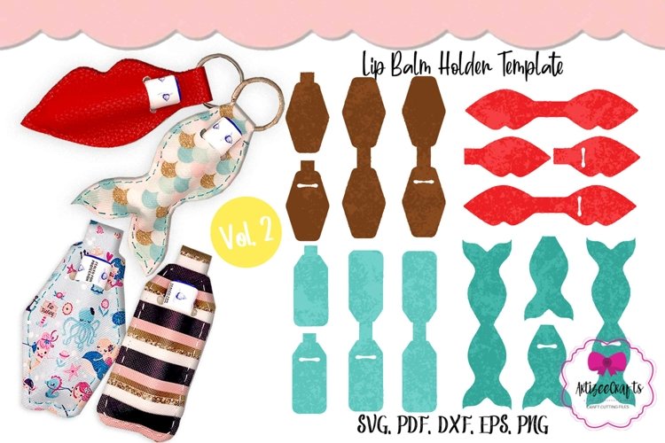 Lip Balm Holder 2 Lip Balm Key Chain I Leather 1177565 