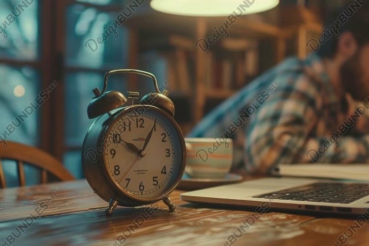 Over Time Work Concept Background