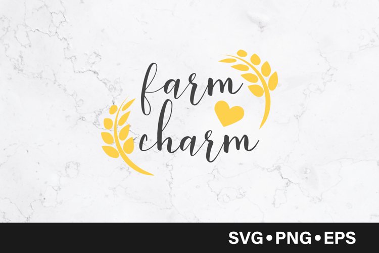 Farm charm quote svg (518031)