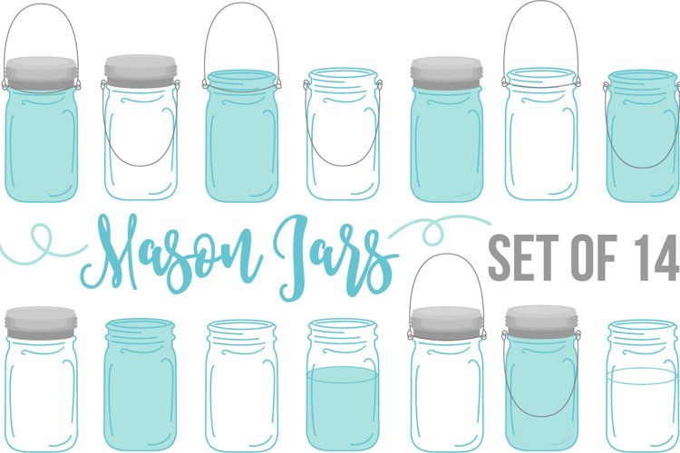 Mason Jar Vector | Design Bundles