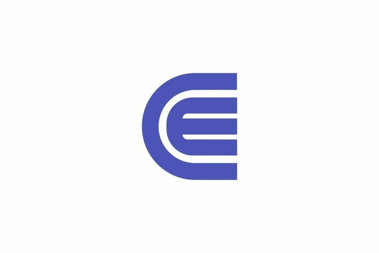 CE EC Logo design vector template (3702689)