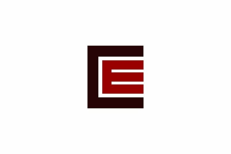 CE EC Logo design vector template (3702693)