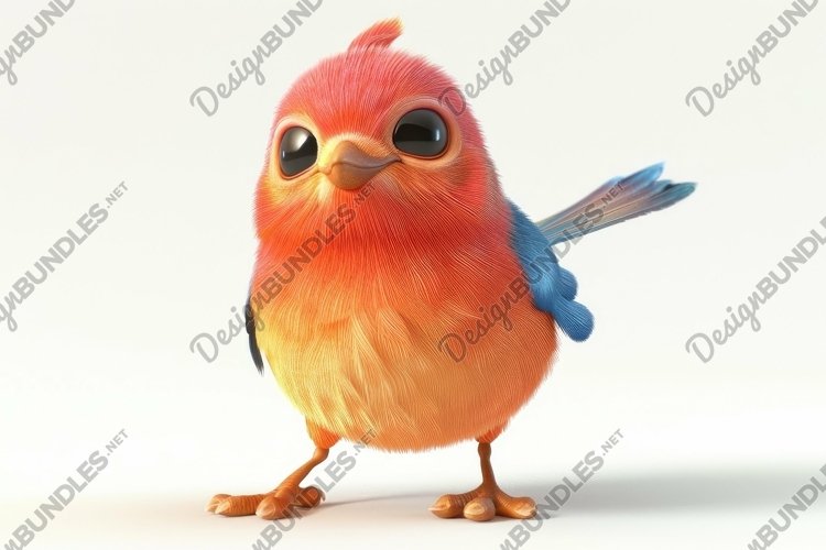 Cute Little Bird Background Wallpaper