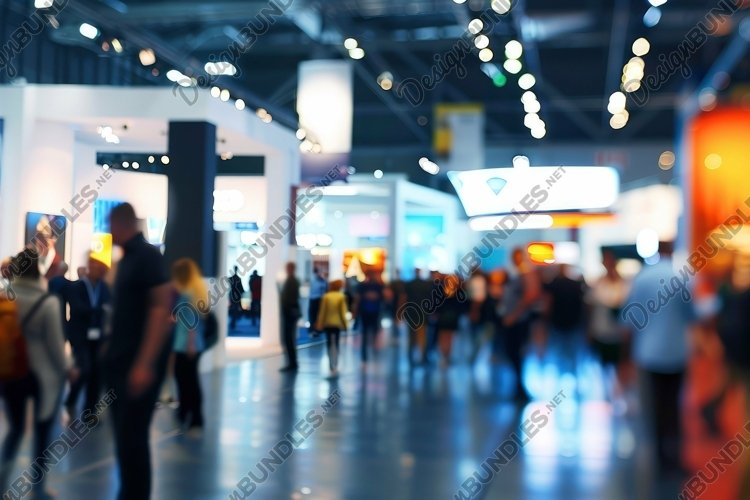 Exhibition Blur Background Wallpaper