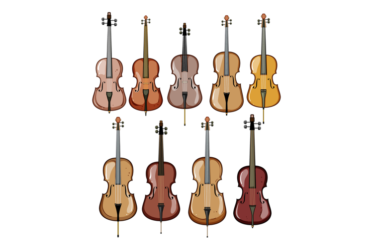 cello set cartoon (6564264)
