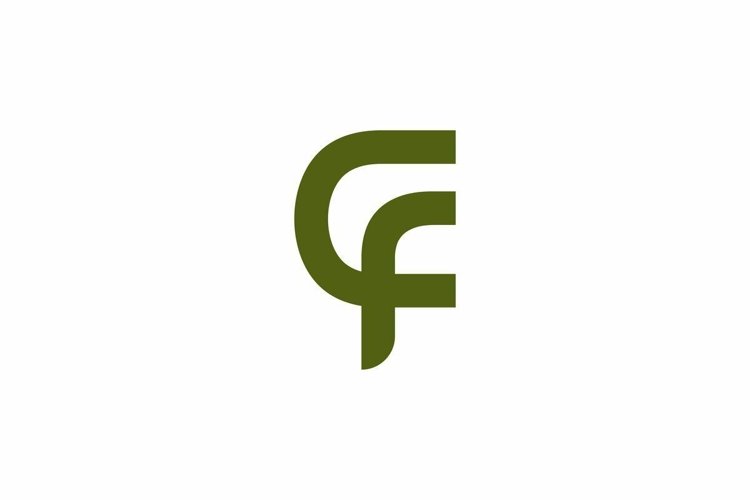 CF logo design vector template (3703283)
