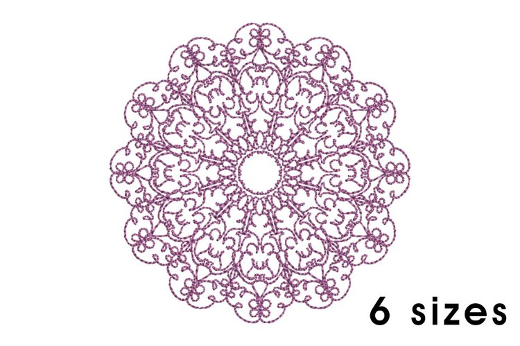 Mandala machine embroidery file