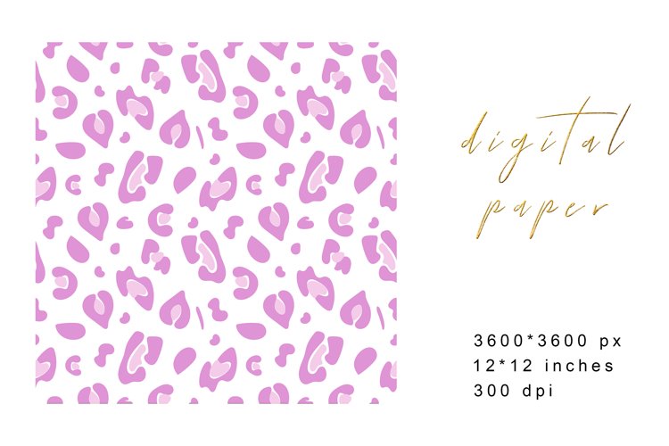 Leopard Animal Print Digital Paper. Leopard (1202327)