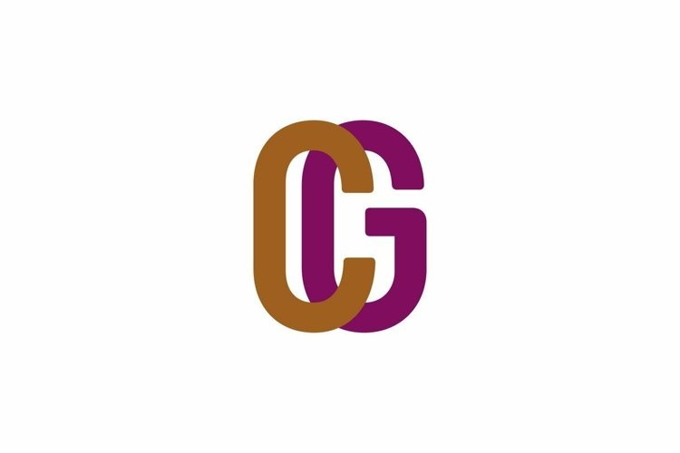 CG Logo design vector template (3703327)