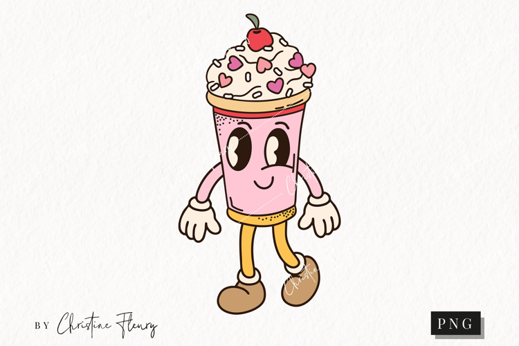 Retro Valentine Clipart Character | Valentine's (6522765)