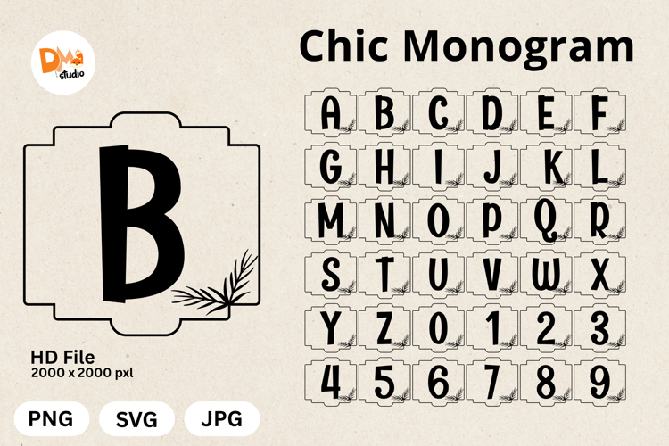 Chic Monogram (6122372)