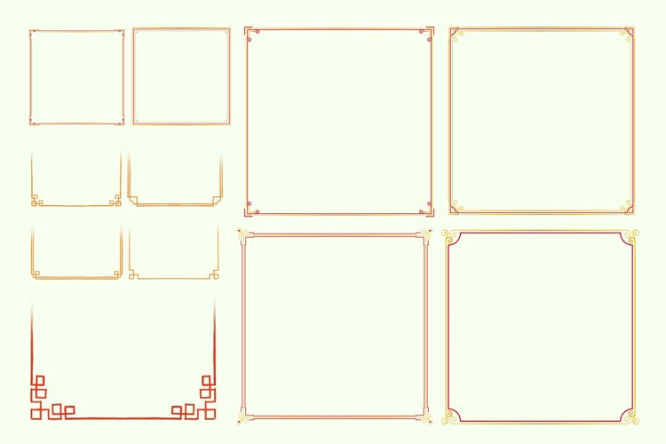 Chinese Frame Watercolor Collection (2496445)