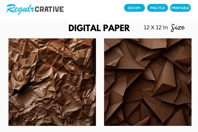 Chocolate Digital Paper, Chocolate Background