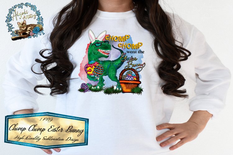 Chomp Chomp Easter Bunny | Sublimation Design