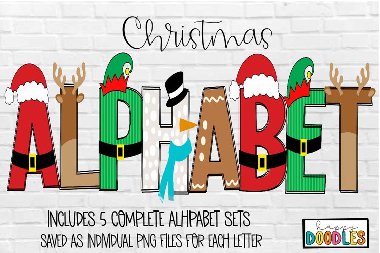 Elf Alphabet | Design Bundles