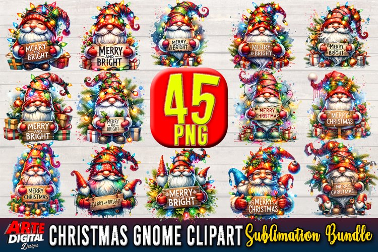 Santa Christmas Sublimation Bundle