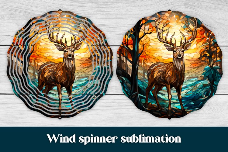 Christmas wind spinner design | Deer wind spinner