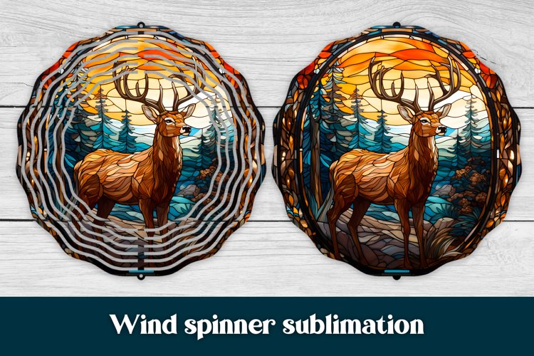 Christmas wind spinner design | Christmas deer wind spinner