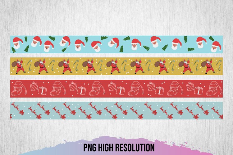 Christmas Santa Seamless Strips