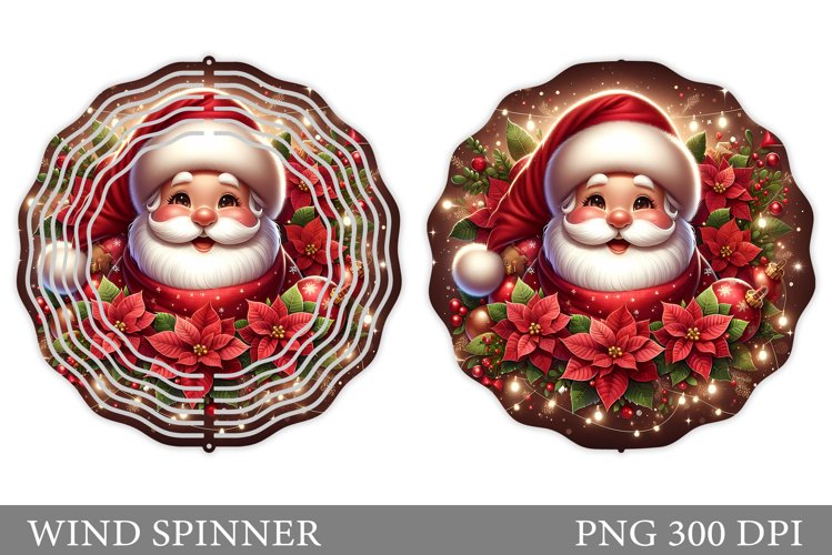 Santa Claus Wind Spinner. Christmas Wind Spinner (4728473)
