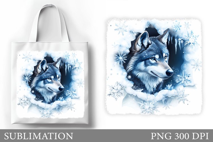Wolf Tote Bag Design. Christmas Tote Bag (5033774)