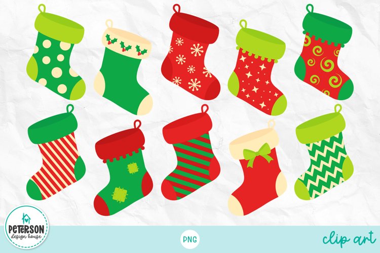 Christmas Stockings Clipart (1835437)