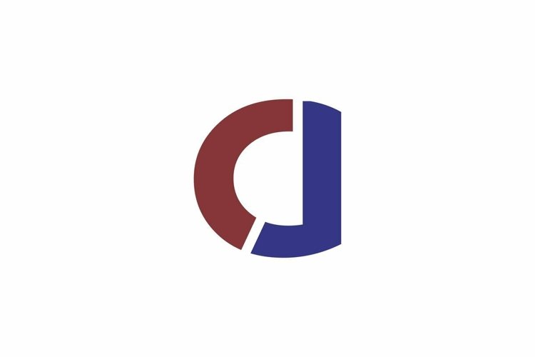 CJ logo design vector template (3703447)