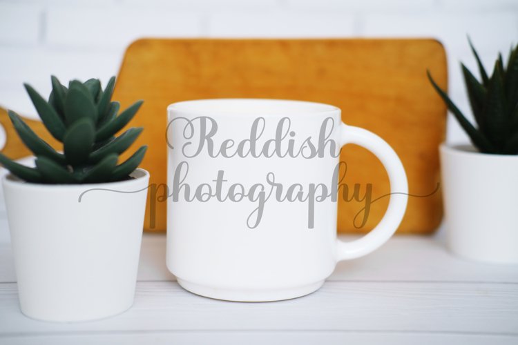 White mug mockup for presentation designs, mug mockup