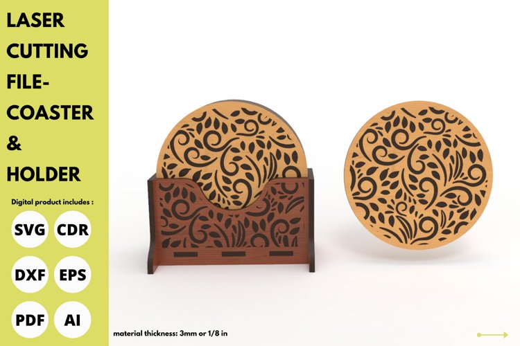 Coaster Svg | Design Bundles